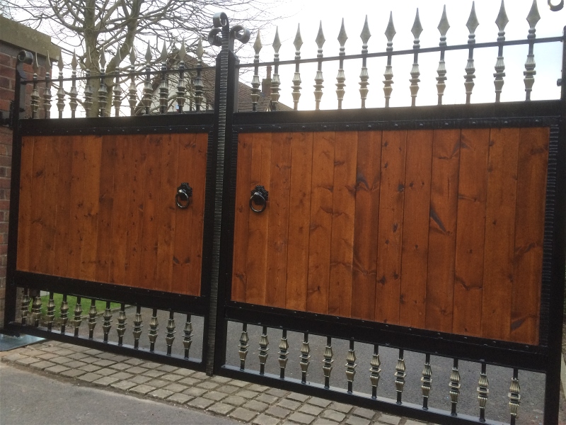 Quality wrought iron gates by TSB ironcraft